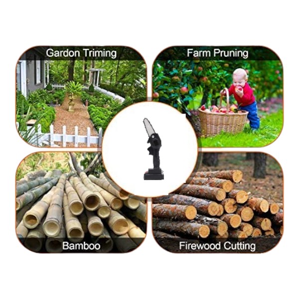 Mini Drujba, Mini Fierăstrău Electric de Mâna, cu 1 Lant, 1 Lama, 1 ...