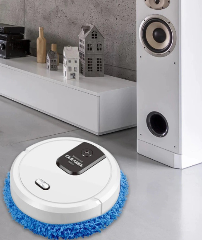 Smart-Mop, Robot Pentru Curatenie cu Functie de Umidifcator, Laveta din ...