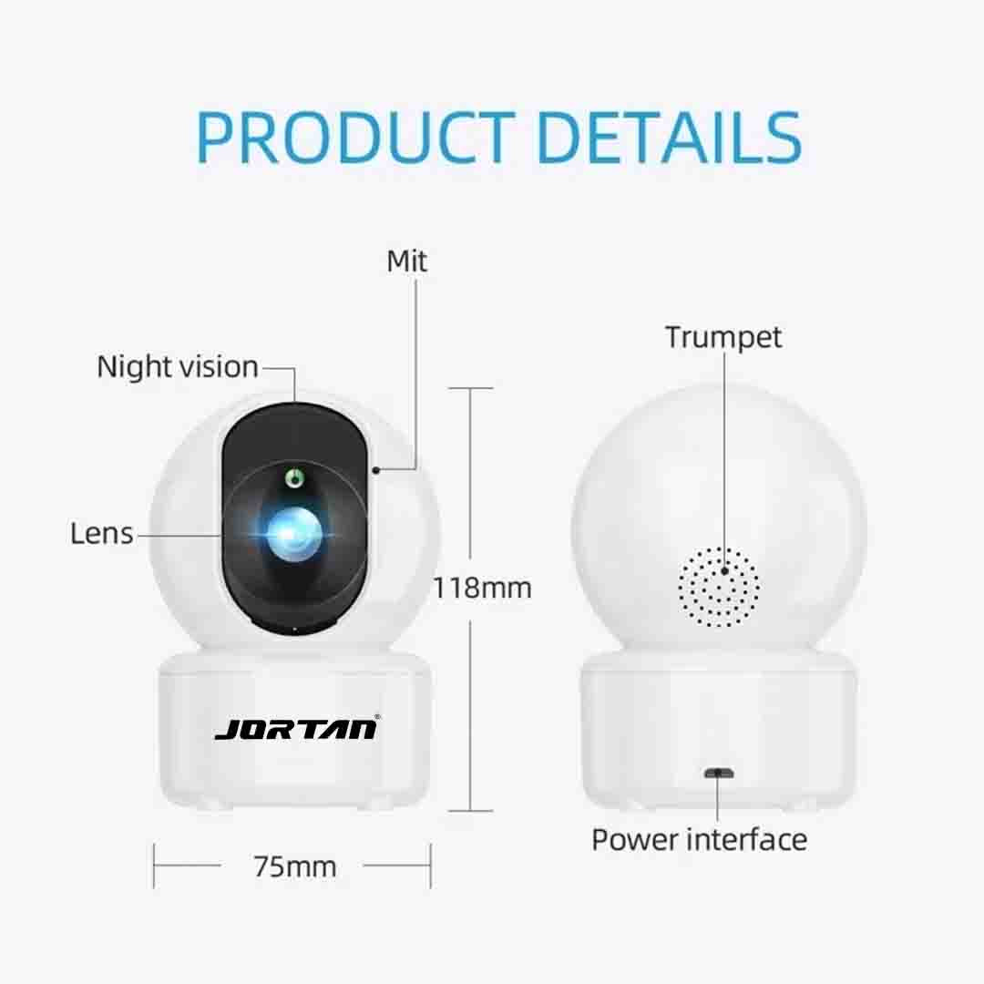Camera de Supraveghere, Jortan JT-8183, Wi-Fi, IP44, HD, 2 MP, 0300ZD ...